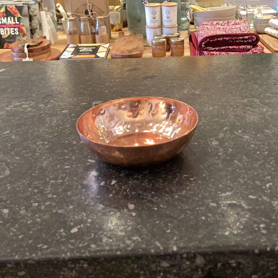 Copper pinch pot