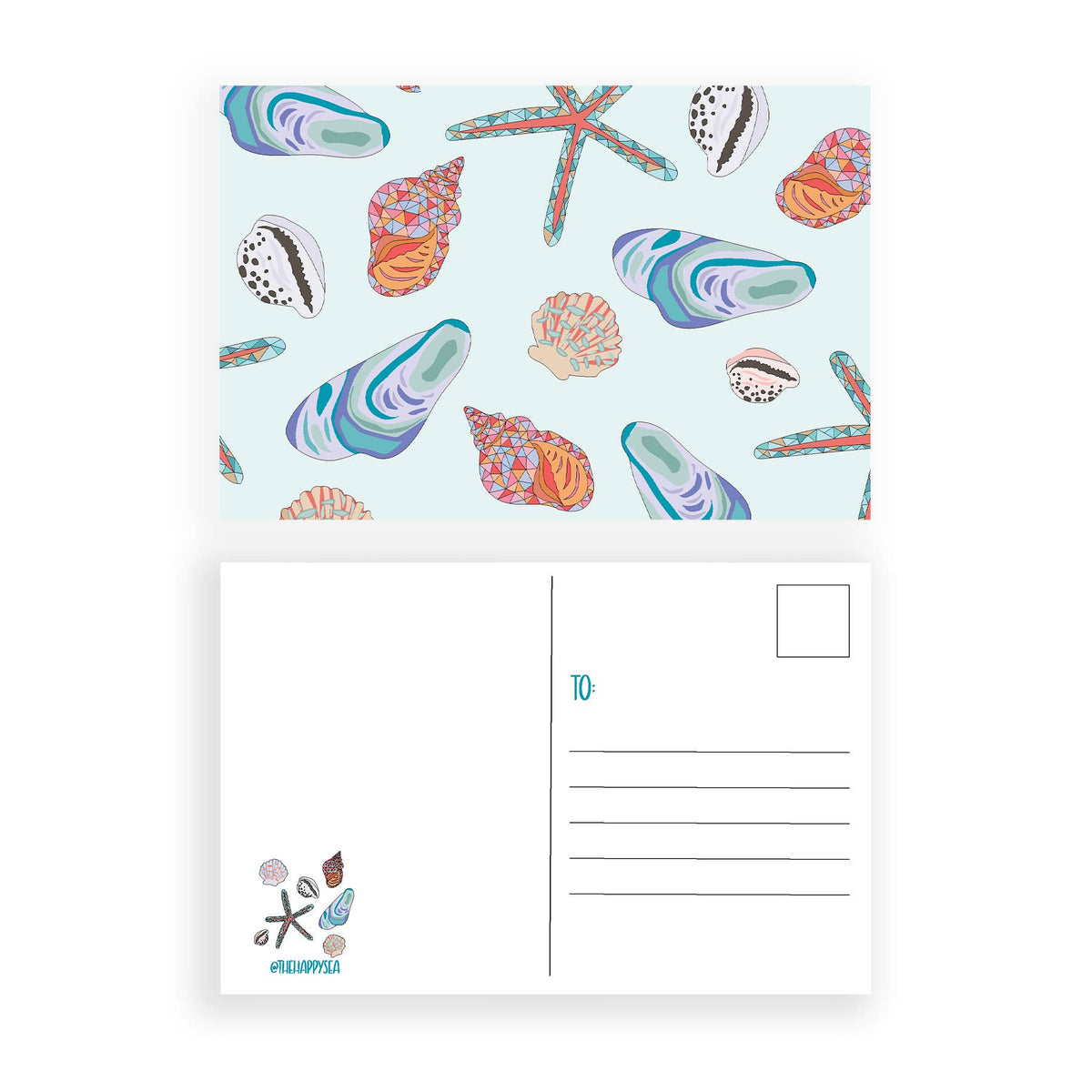 Sally Sells Seashells Postcard